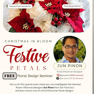Christmas floral design workshop